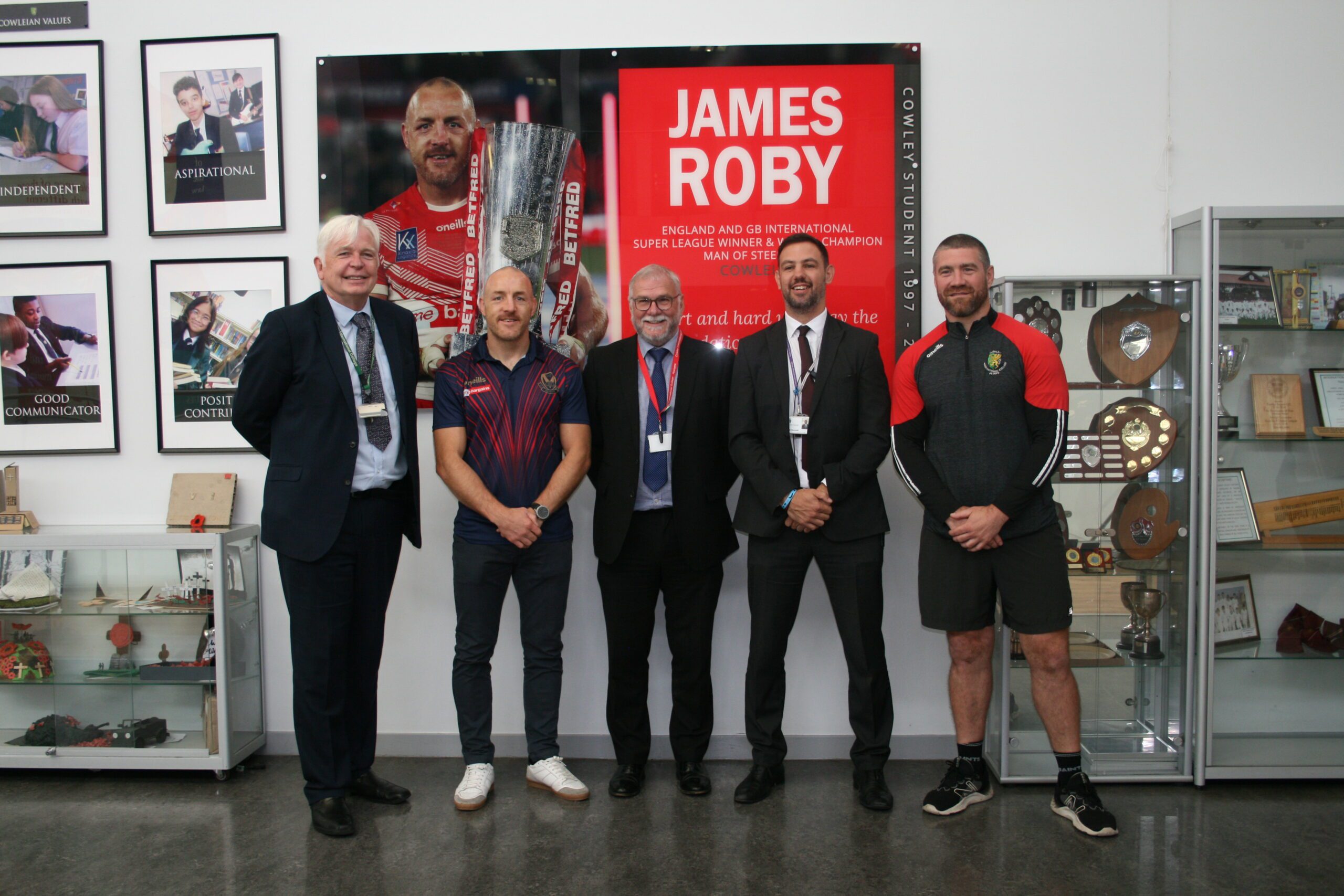Plaque honouring James Roby unveiled - Cowley International College ...