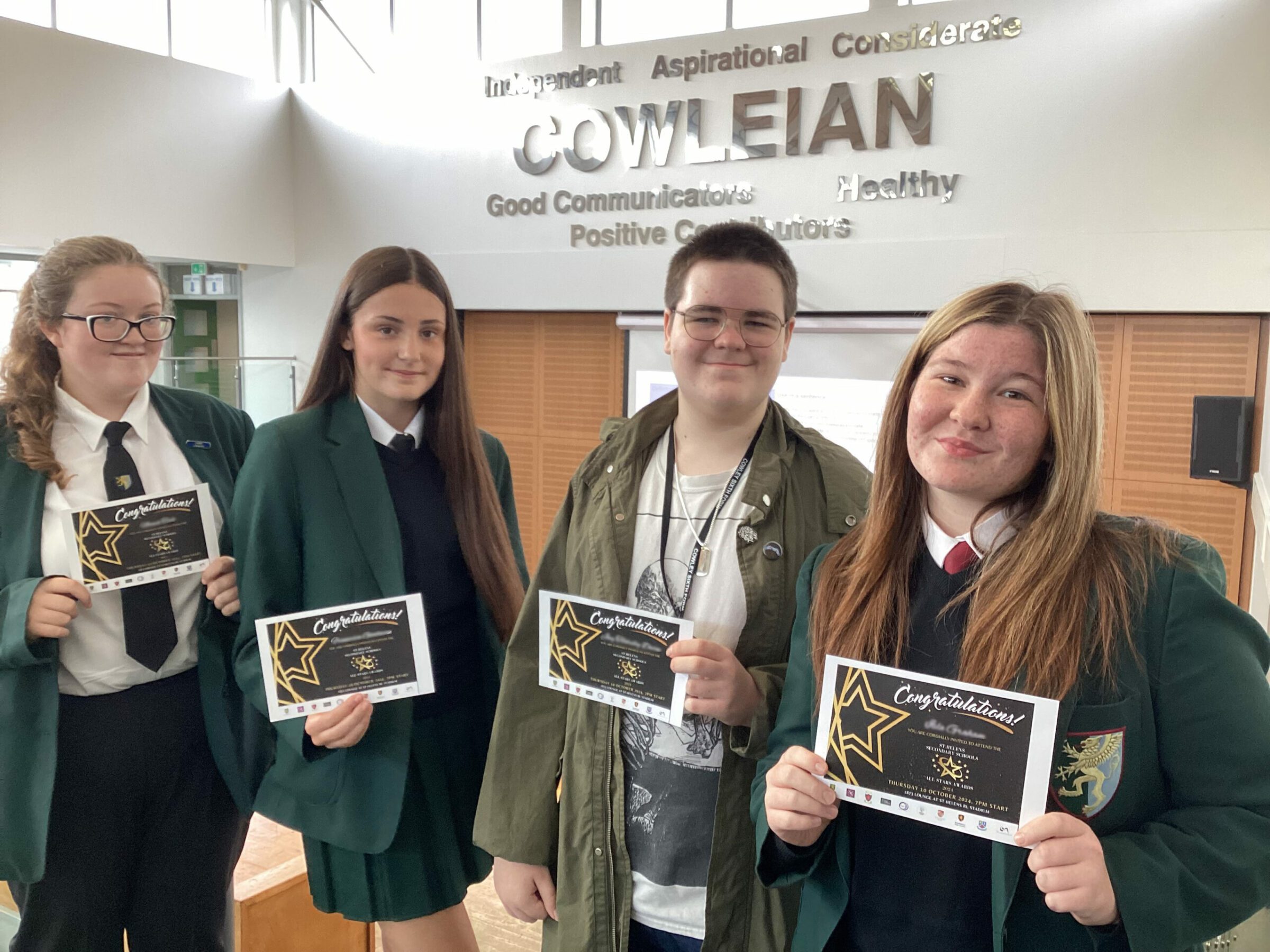 Awards aimed at recognising achievements in secondary school pupils ...